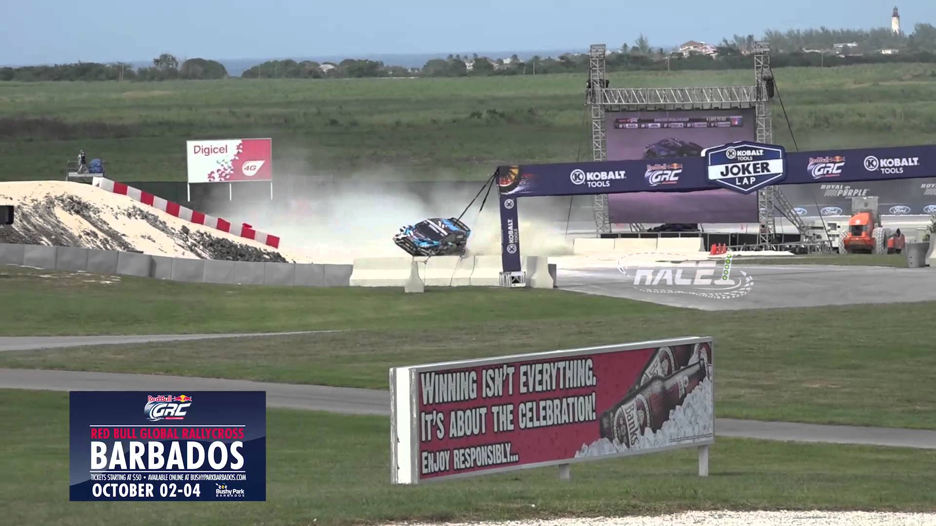 Red Bull Rallycross, se volcó Ken Block ( video ) – www.mundomotorizado.com