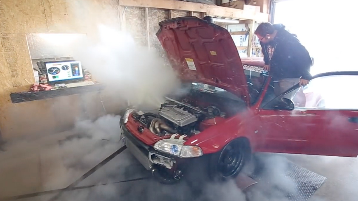 Así explota un motor de 500 caballos de fuerza en el dinamometro – www ...